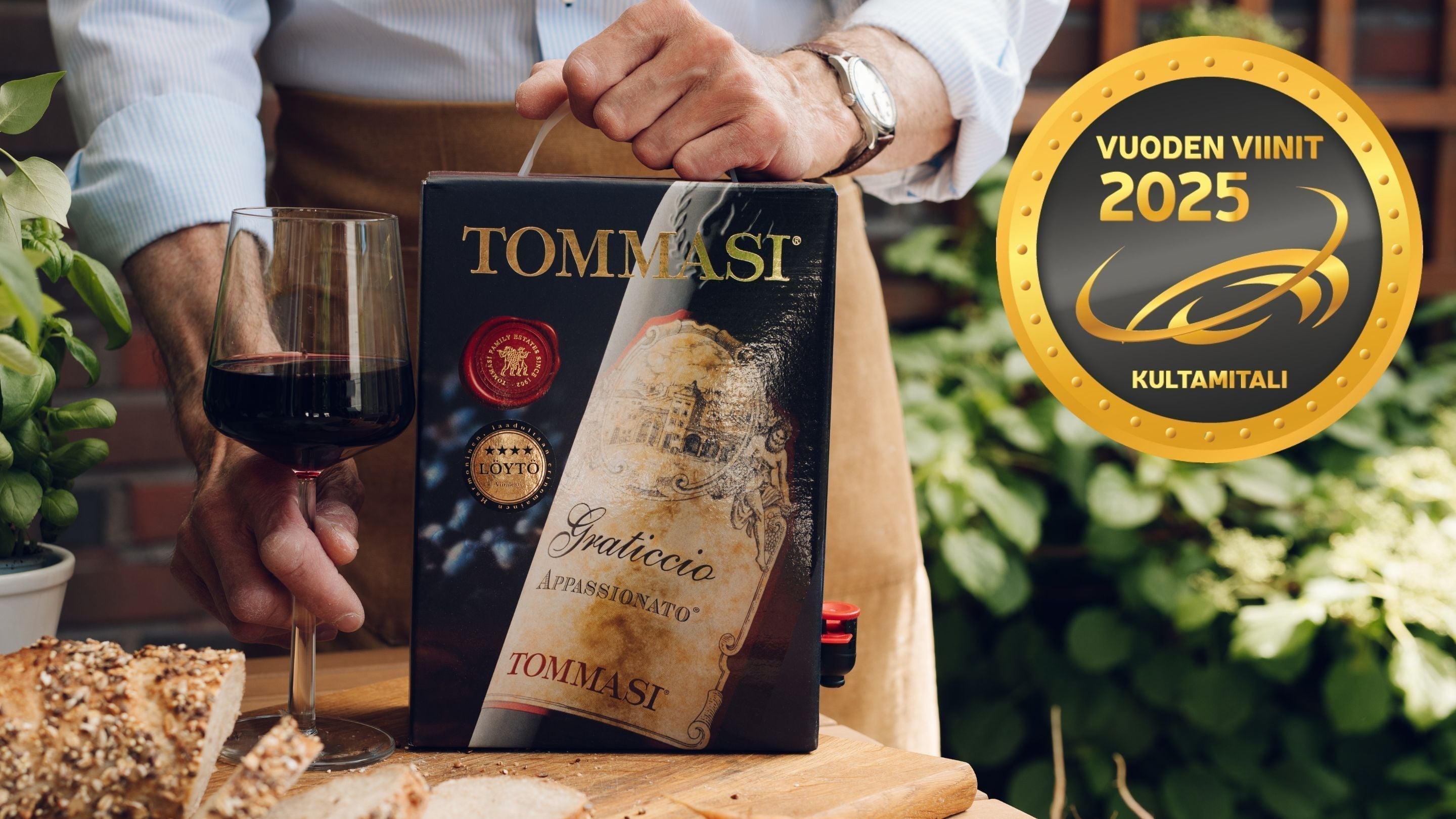 Vuoden Punainen laatikkoviini 2025: Tommasi Graticcio – viiniposti.fi